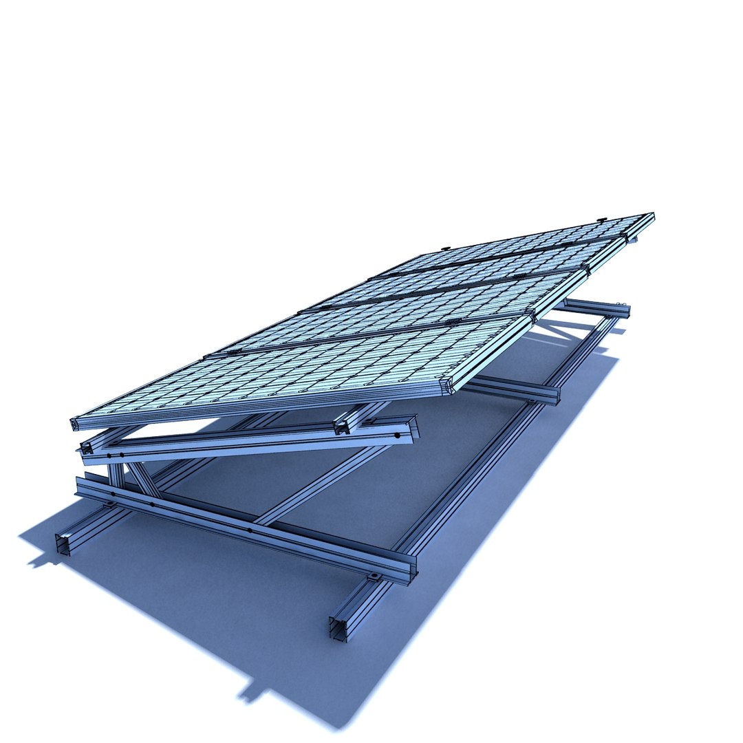 Solar Panel 3d Model