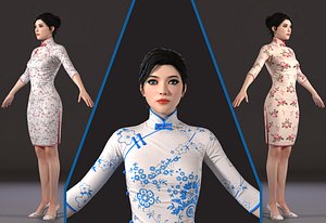 Asian Woman 3D Models for Download | TurboSquid