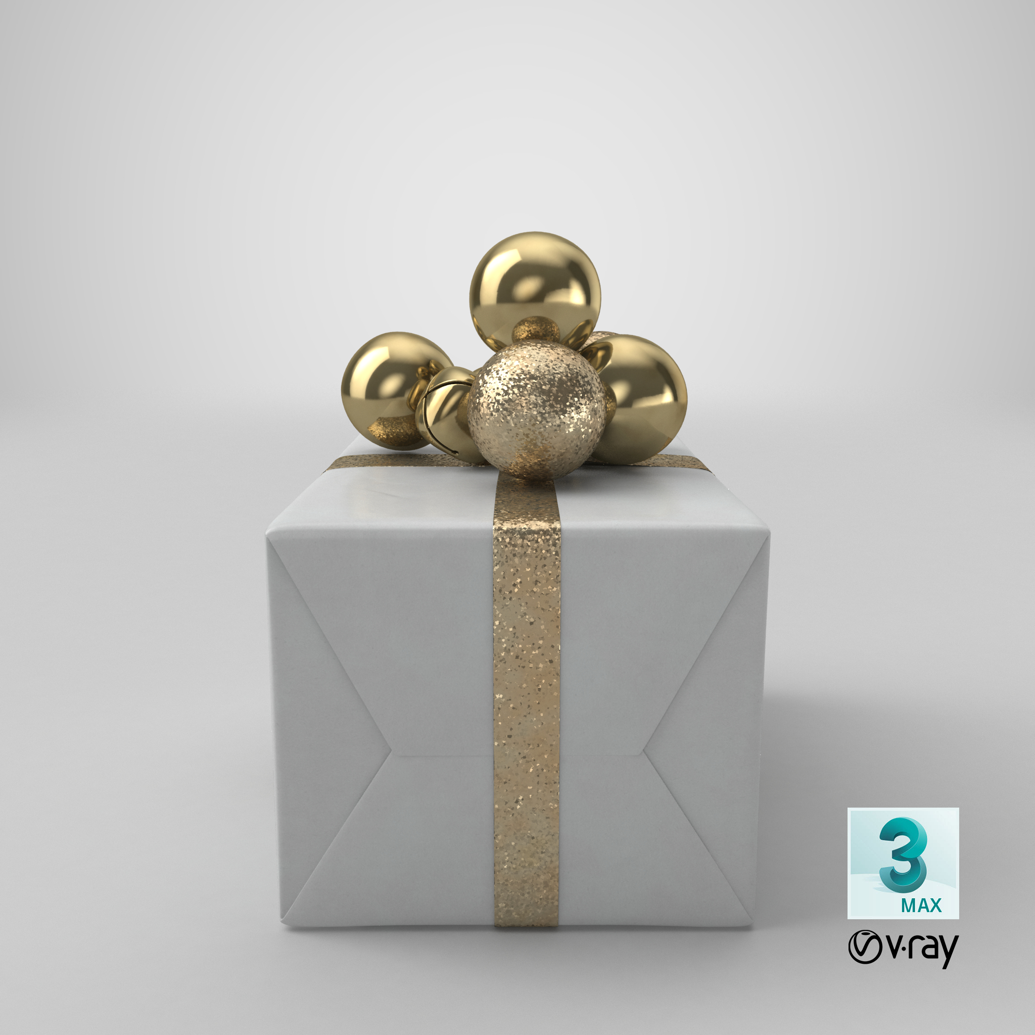 Wrapped christmas gift 05 3D model - TurboSquid 1223277