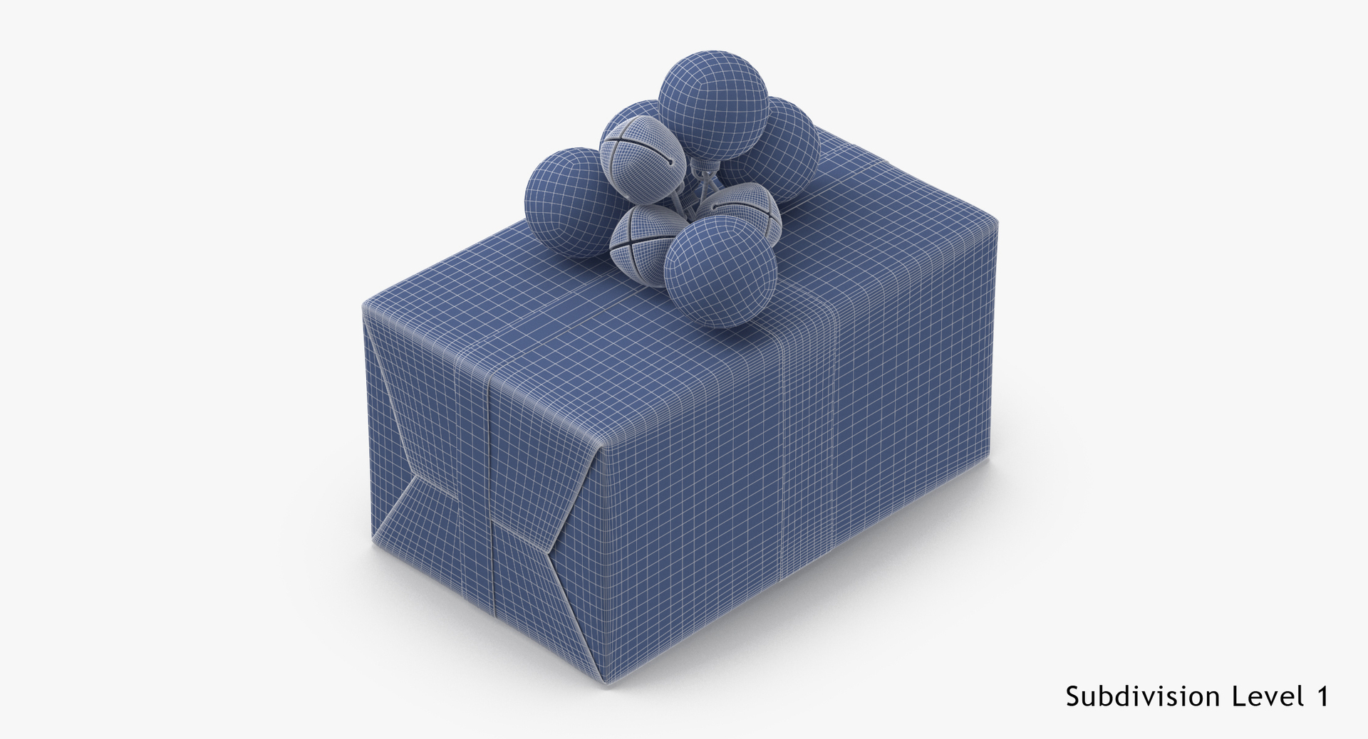 Wrapped christmas gift 05 3D model - TurboSquid 1223277