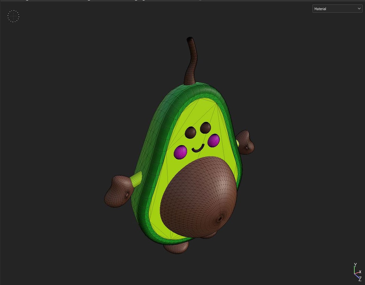 3D model Avocado Toy - TurboSquid 2106398