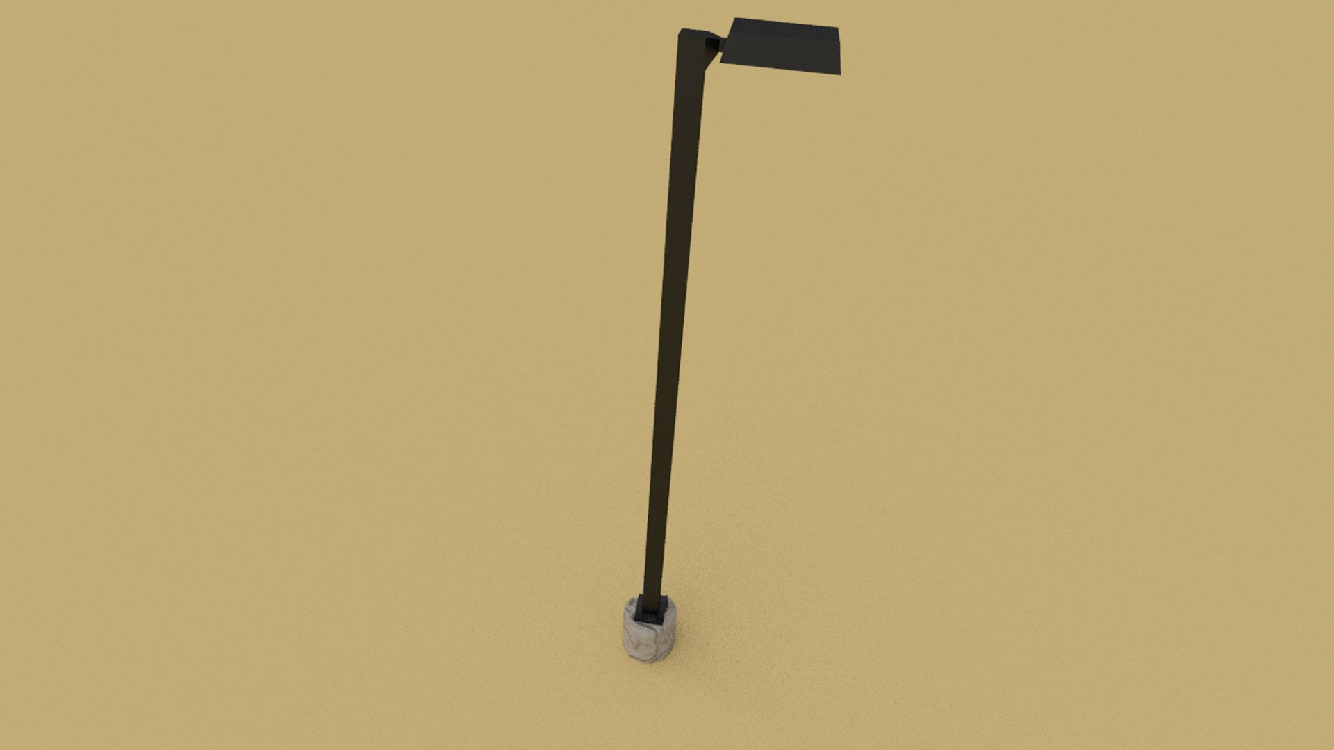 obj street lamp