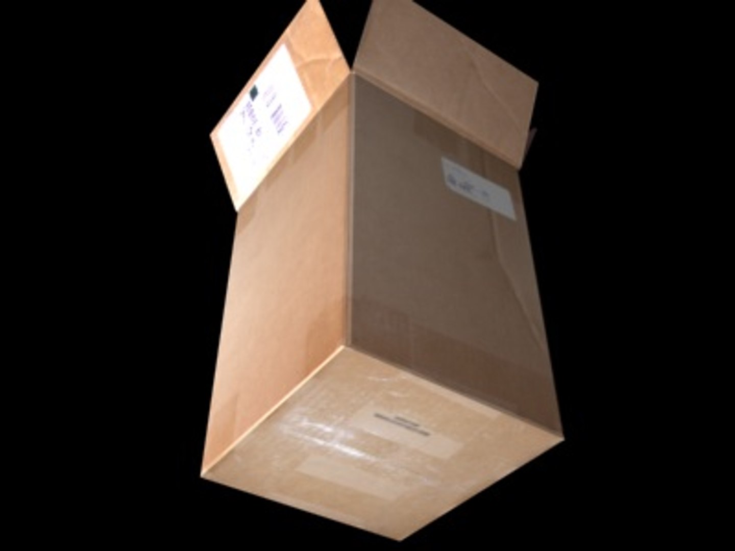 Box Hinged Flaps 3d Max