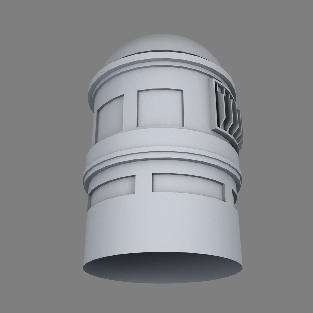 Industrial Turbine B 3d Obj