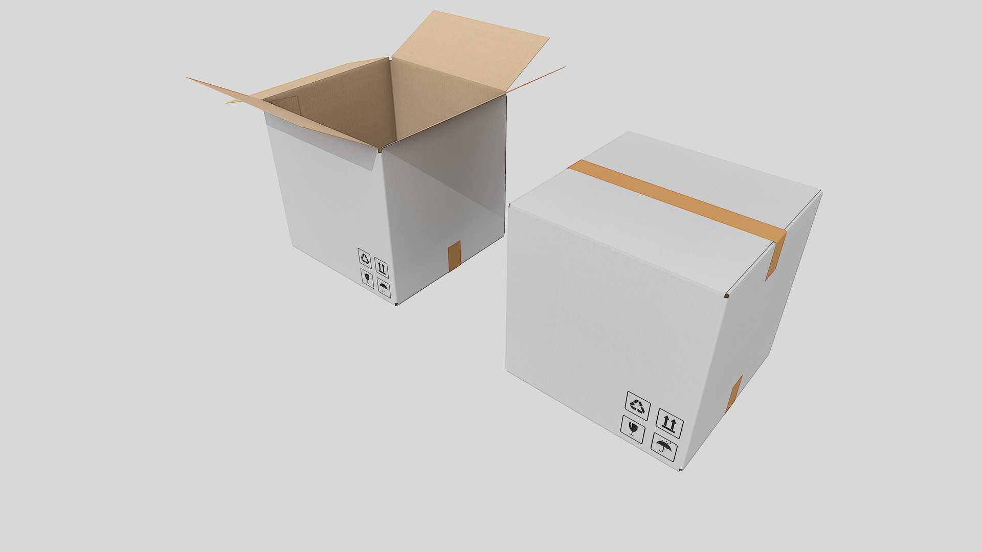 3D Cardboard Box 11 With Pbr 4K 8K Model - TurboSquid 1719972