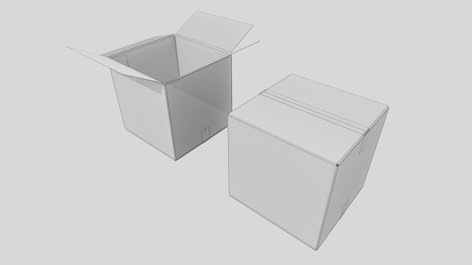 3D Cardboard Box 11 With Pbr 4K 8K Model - TurboSquid 1719972