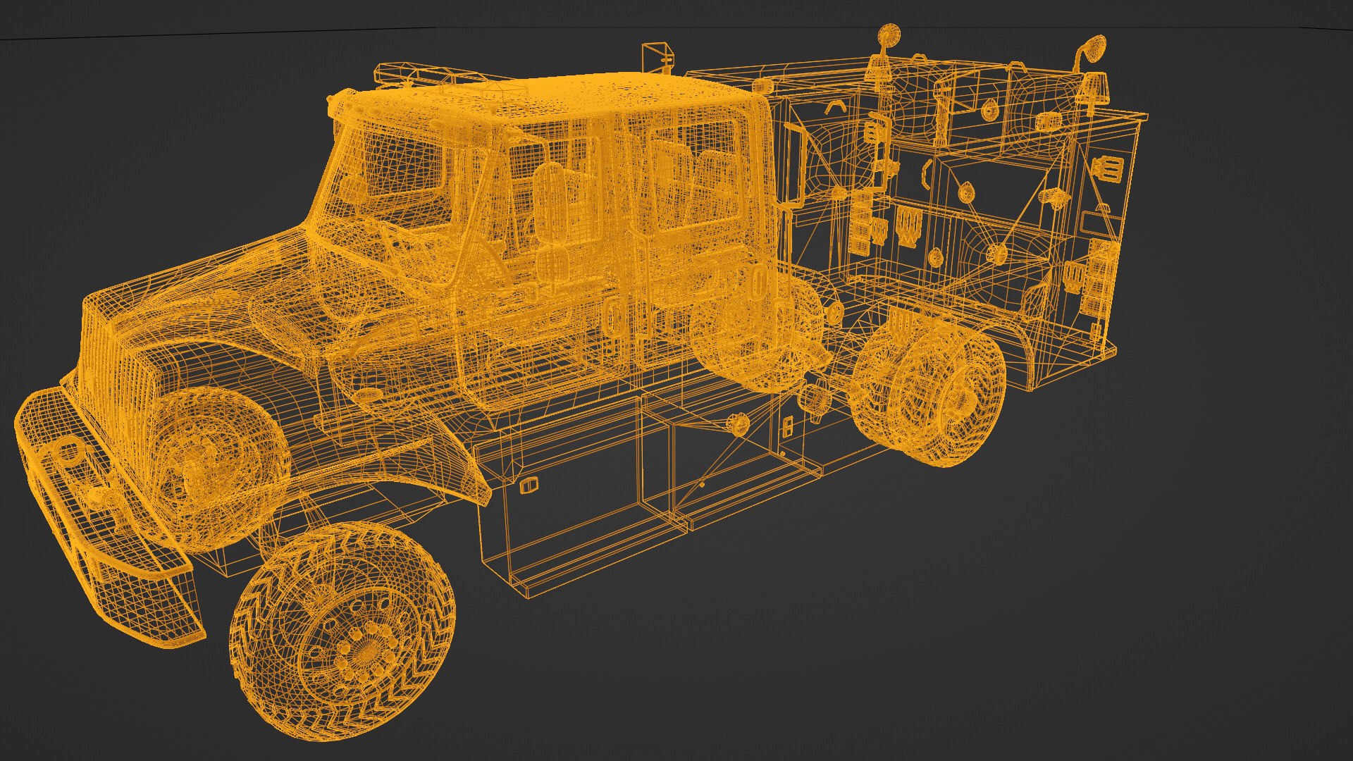 International Engine 3d Model