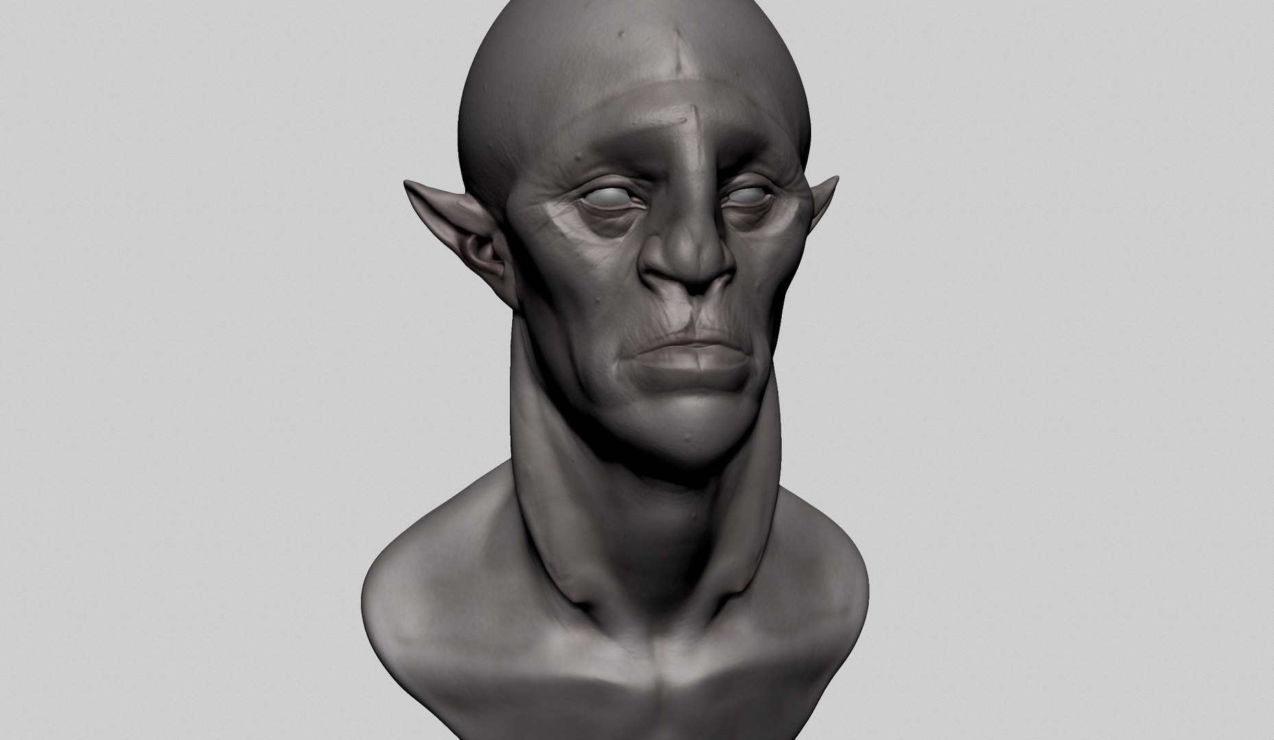 Creature Head O1 3D Model - TurboSquid 2198836