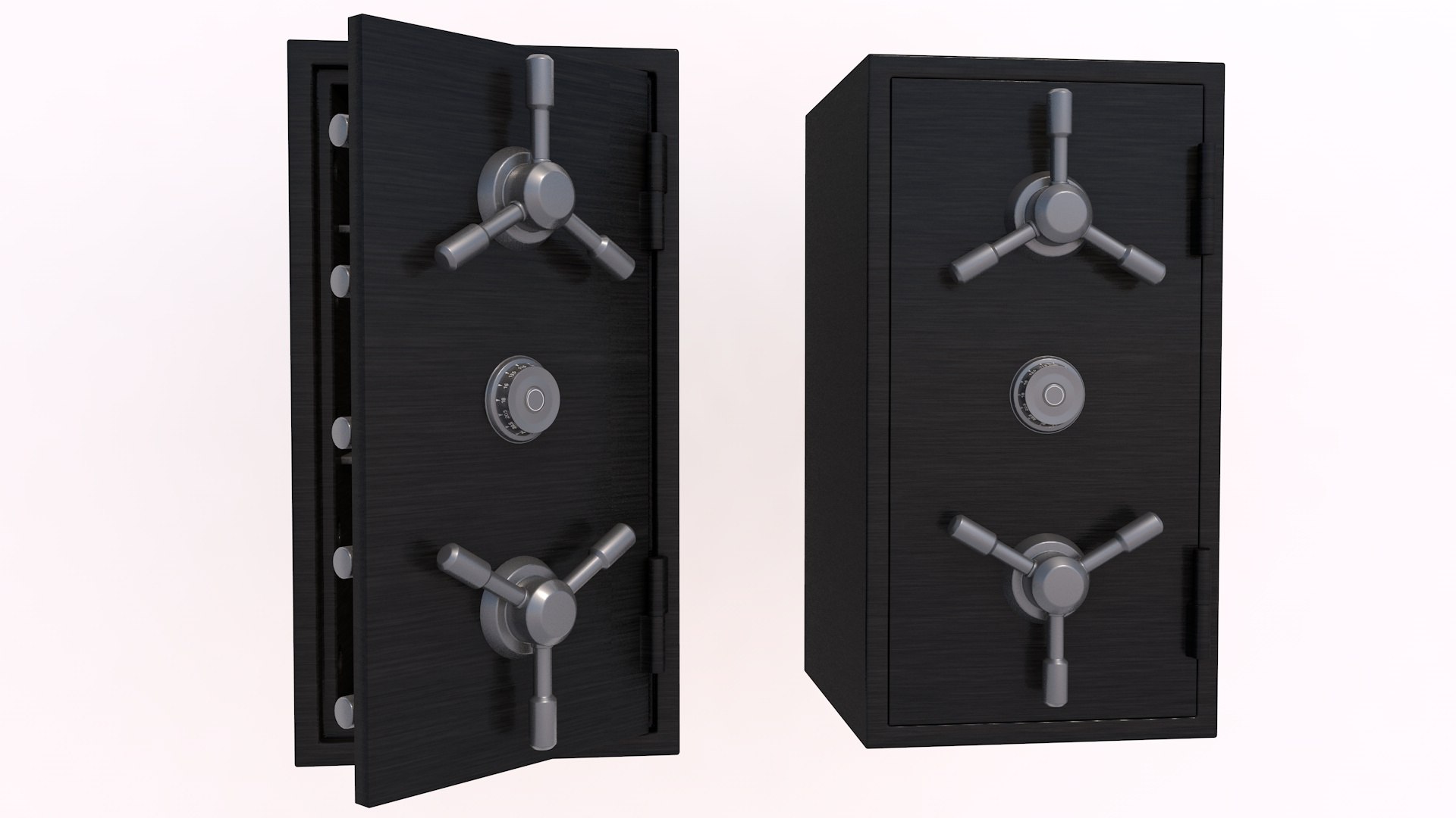 3D Classic Safe Model - TurboSquid 1771570