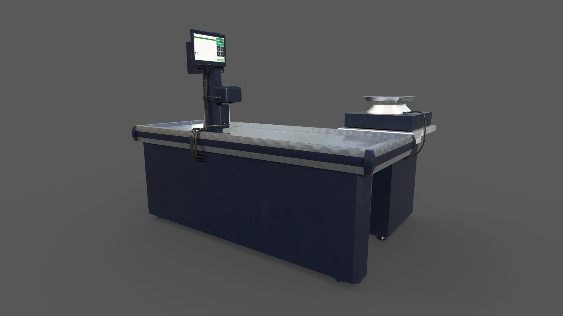 3D Shopping Cashier Cash Case Setup - TurboSquid 2151629