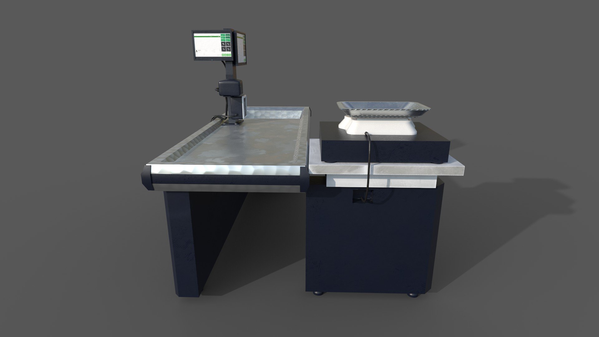 3D Shopping Cashier Cash Case Setup - TurboSquid 2151629