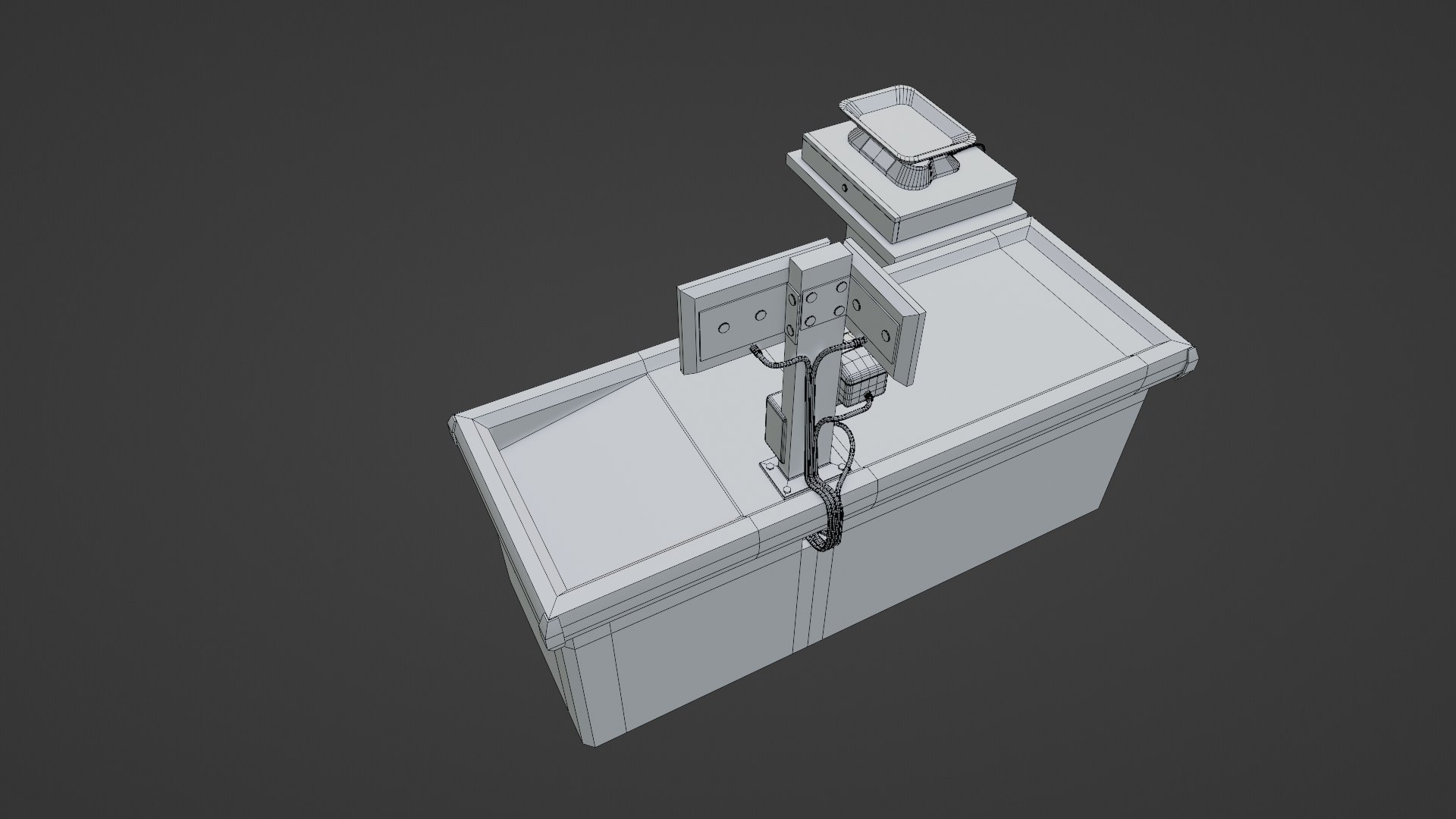3D Shopping Cashier Cash Case Setup 3D Model 3D model - TurboSquid 2151629
