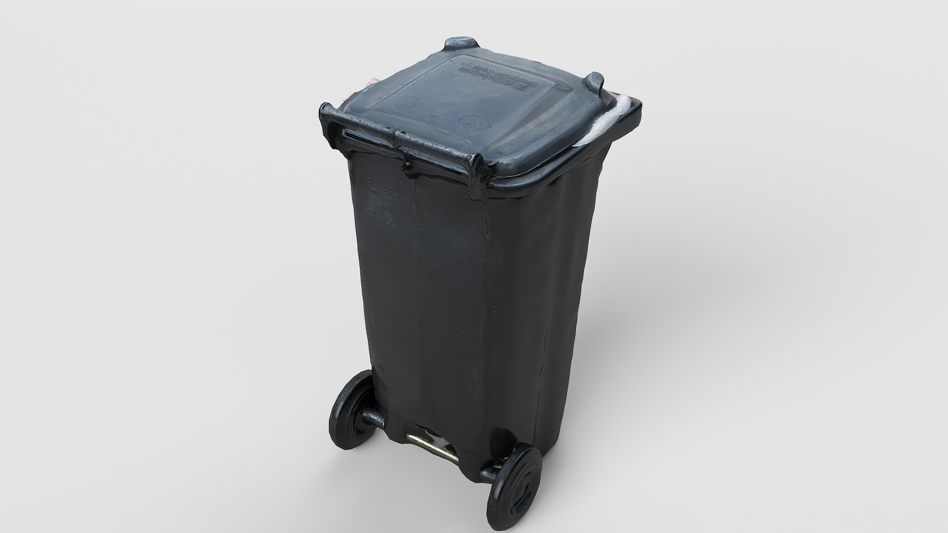 3D Outdoor Trash Can 01 Model - TurboSquid 2064891