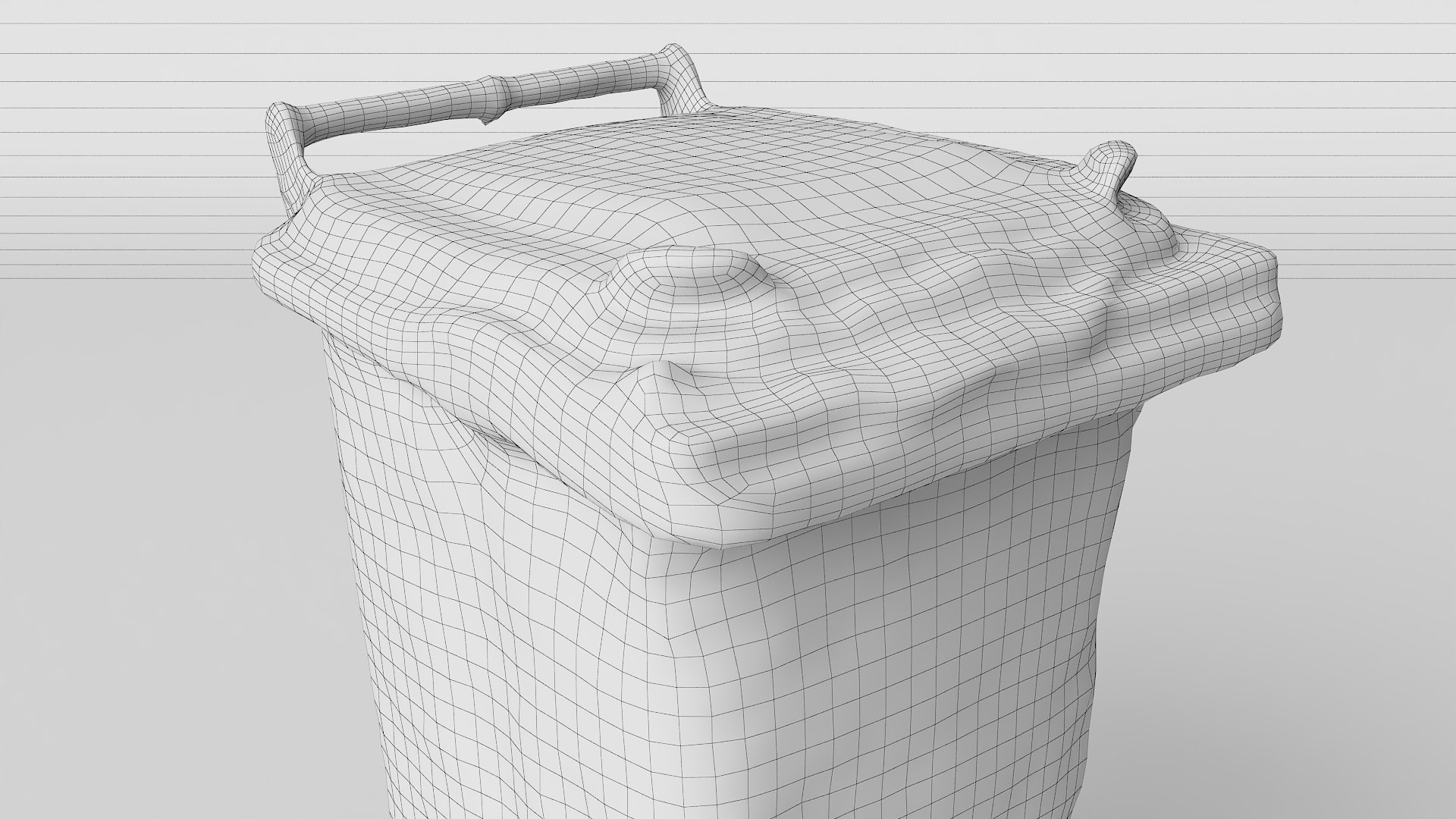 3D Outdoor Trash Can 01 Model - TurboSquid 2064891