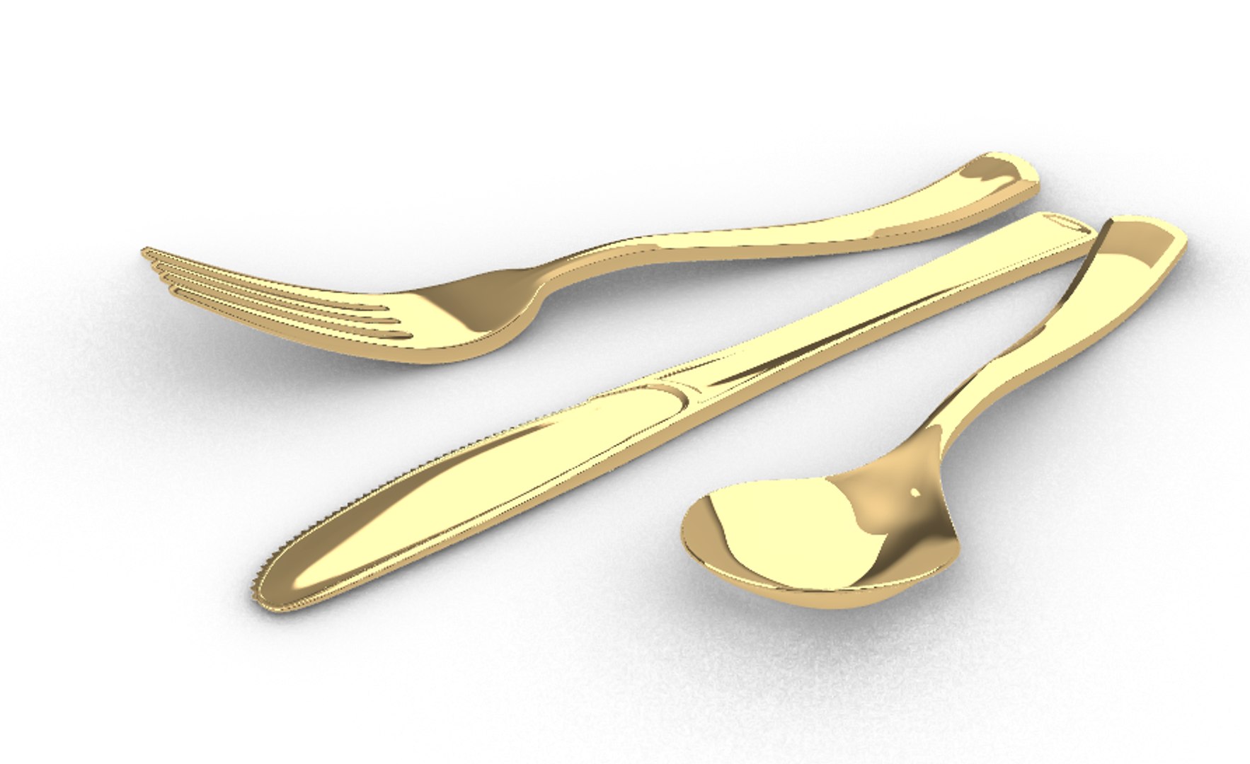 Free Utensils 3D Model - TurboSquid 1394588