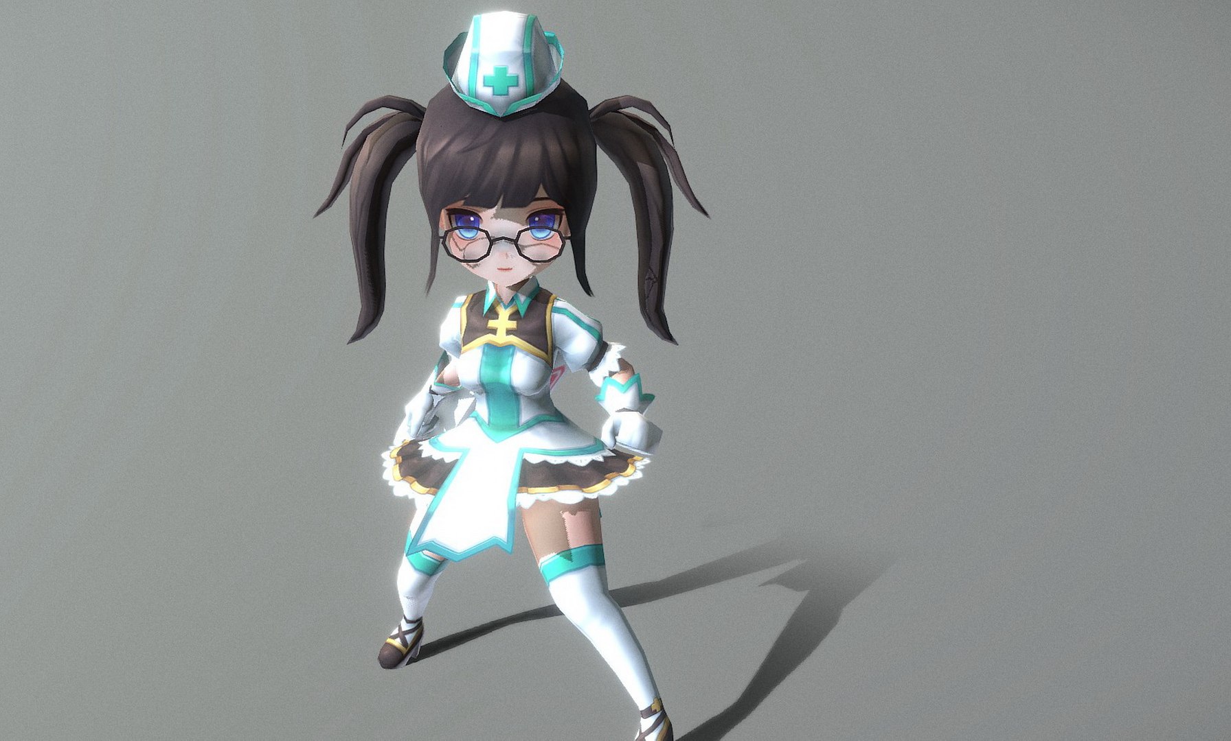 Casual RPG Character - 13 Kate 3D Model - TurboSquid 2007778