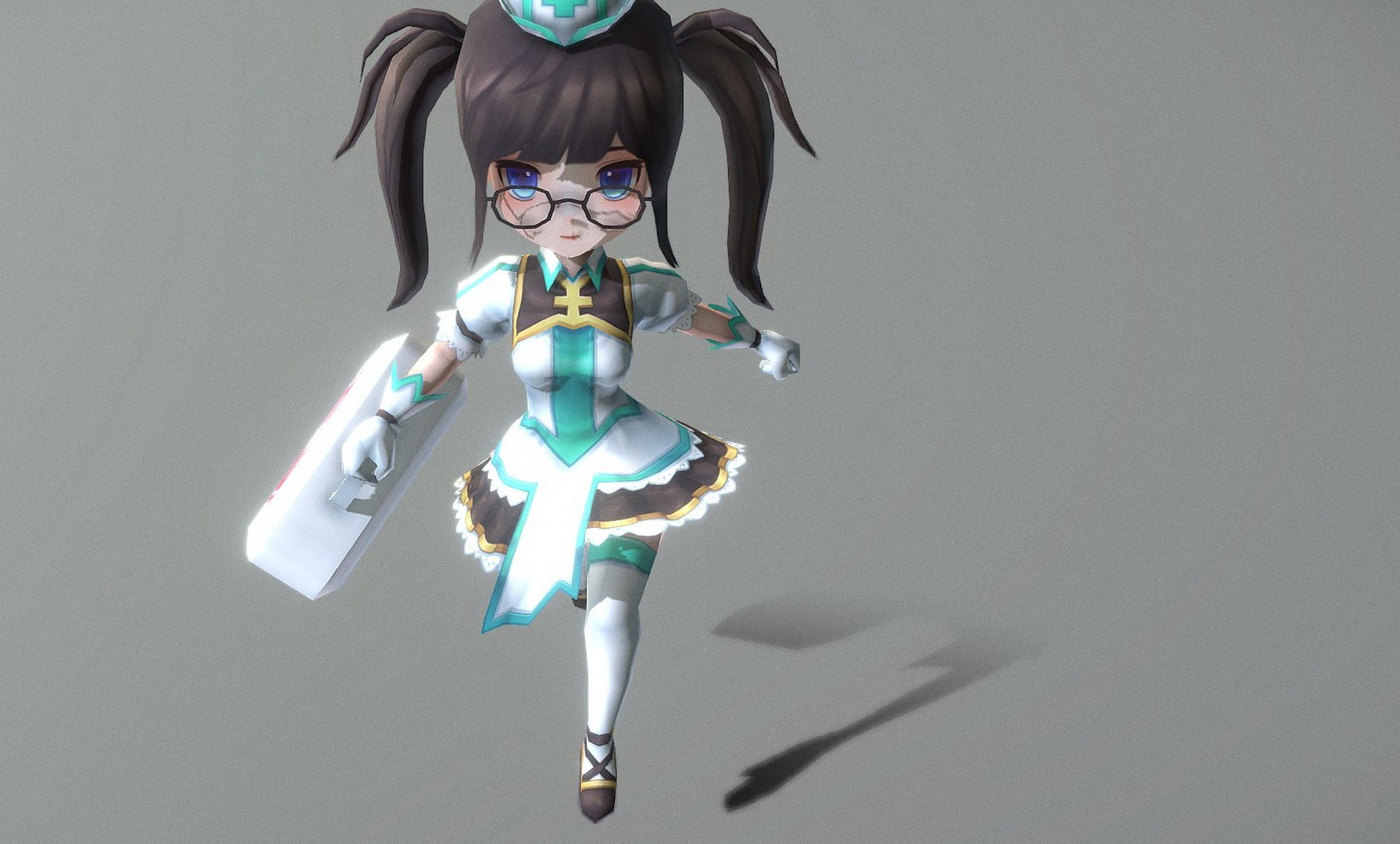 Casual RPG Character - 13 Kate 3D Model - TurboSquid 2007778