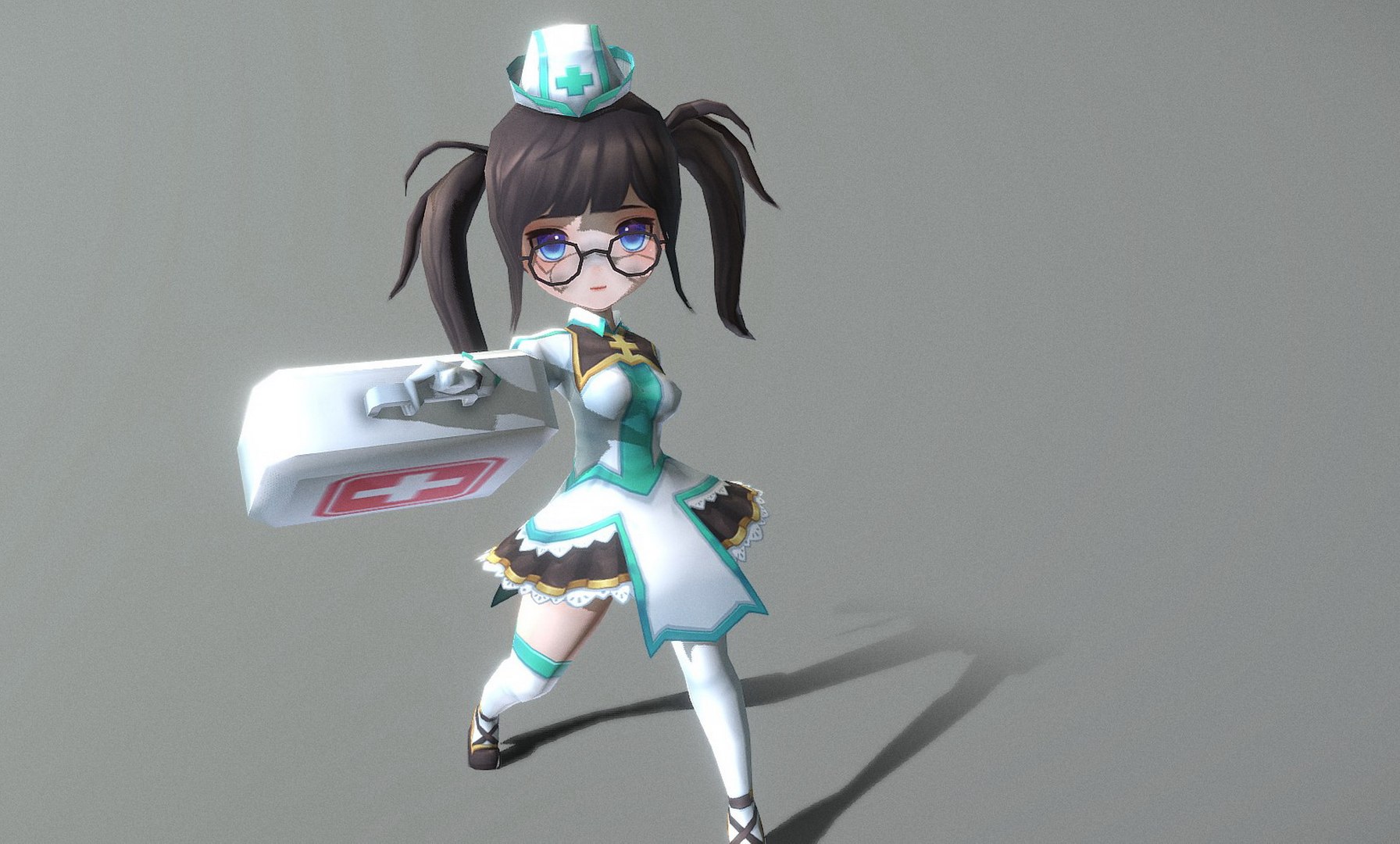Casual RPG Character - 13 Kate 3D Model - TurboSquid 2007778