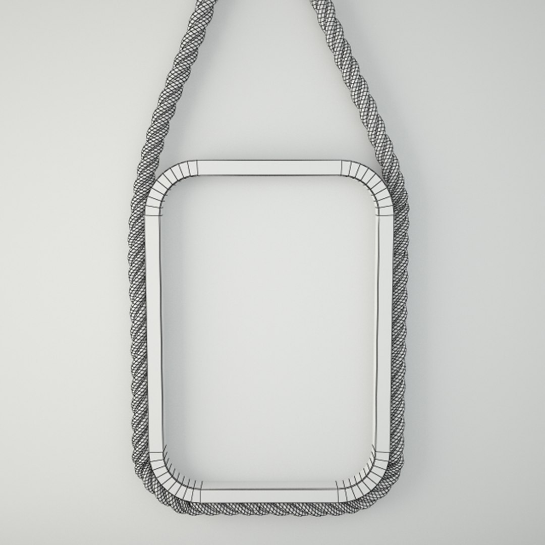Constantine accent mirror 3D model - TurboSquid 1202255