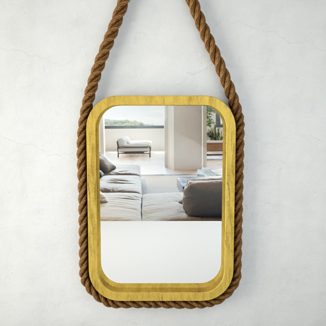 Constantine accent mirror 3D model - TurboSquid 1202255