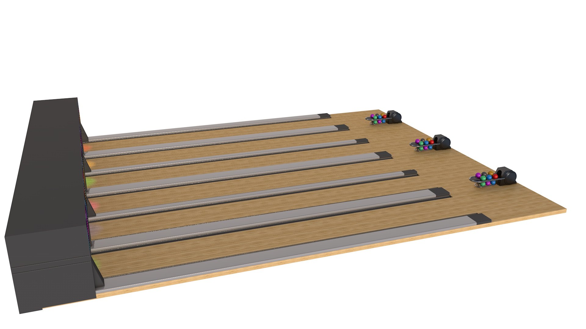 Bowling Alley Lane Model - TurboSquid 1763117