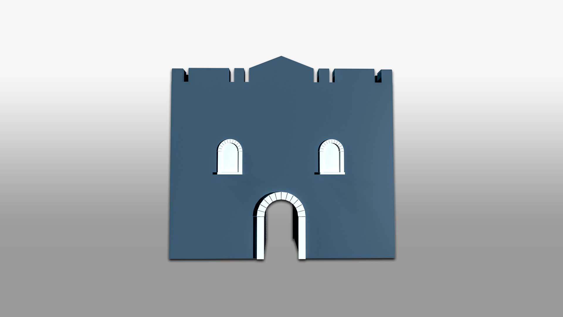 Free Low Poly Castle Gate - Cartoon Gate 3D Model - TurboSquid 2146947
