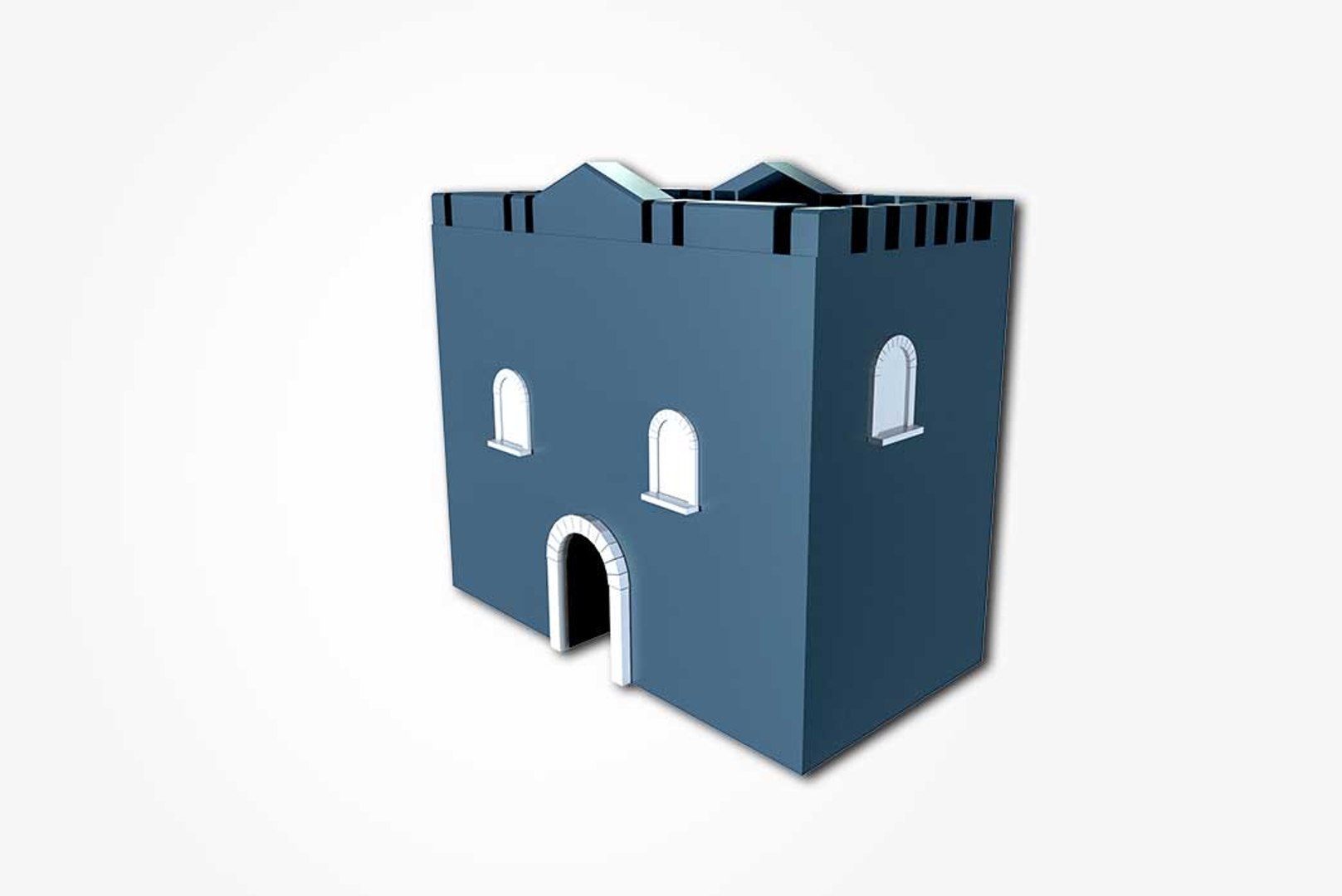 Free Low Poly Castle Gate - Cartoon Gate 3D Model - TurboSquid 2146947