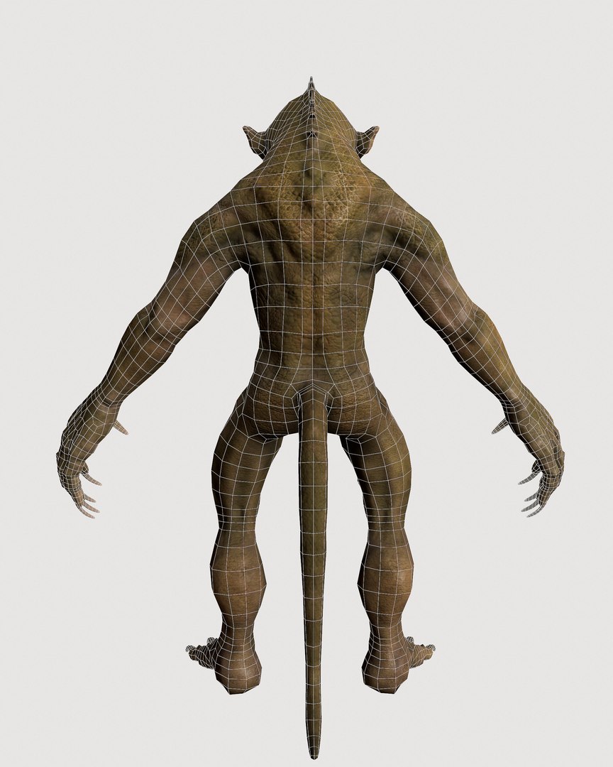 3ds Max Three-eyed Creature