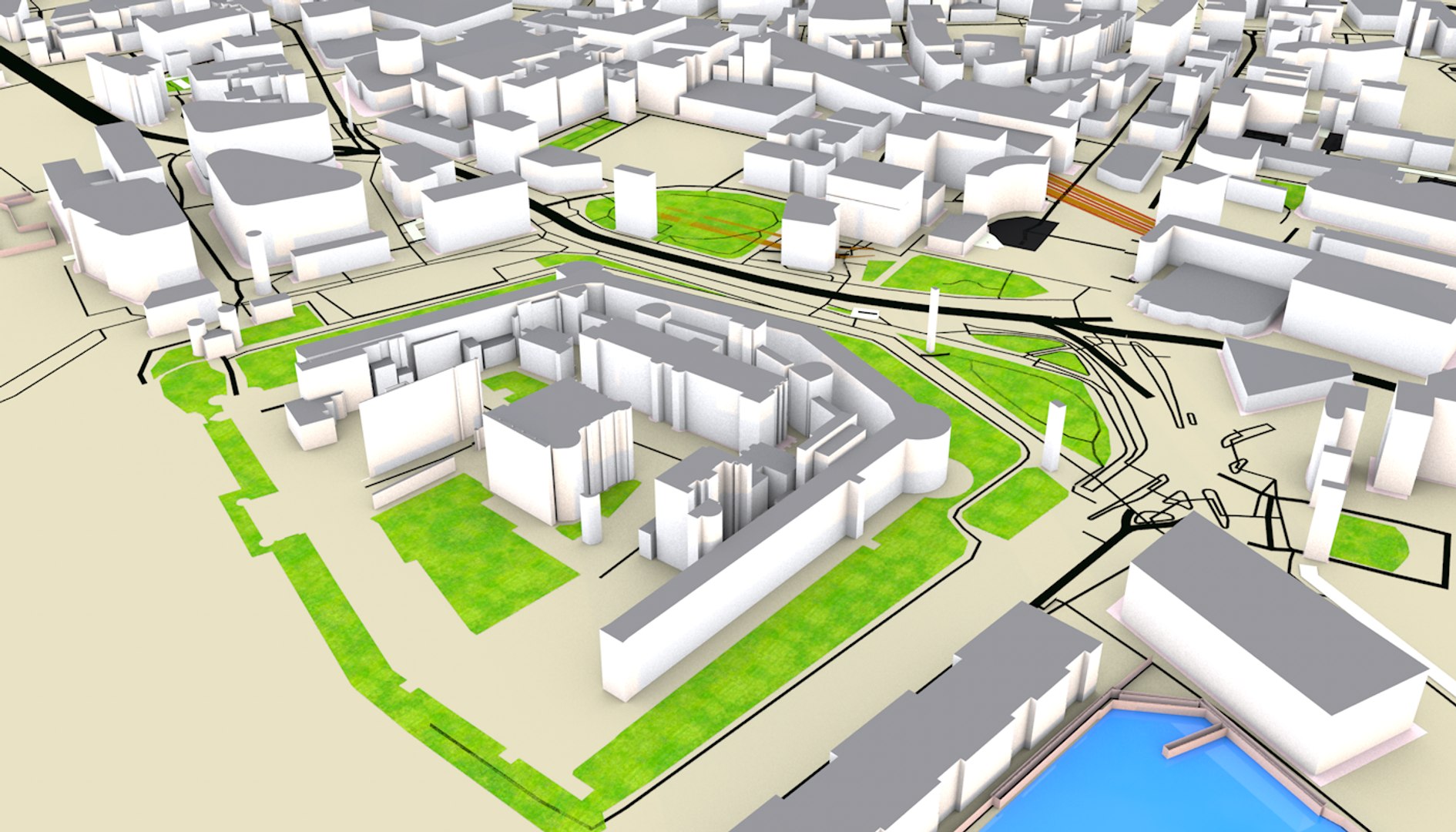 London City Details Mapping Model - TurboSquid 1382311