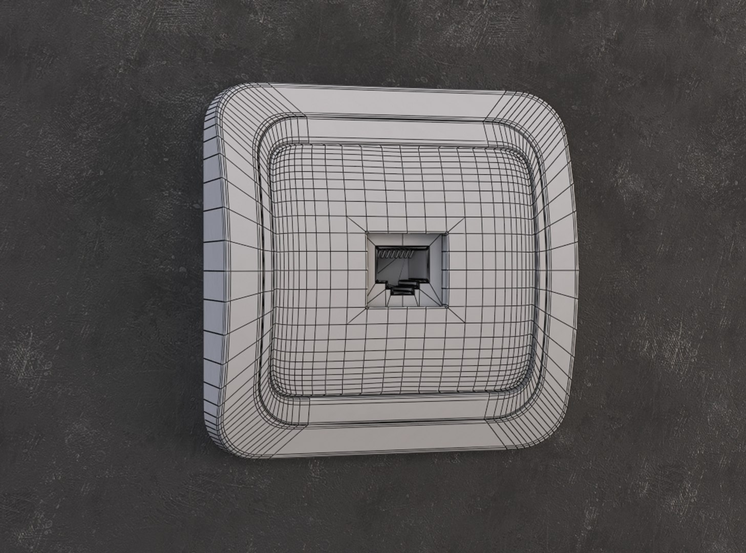 3d model of electrical installation set