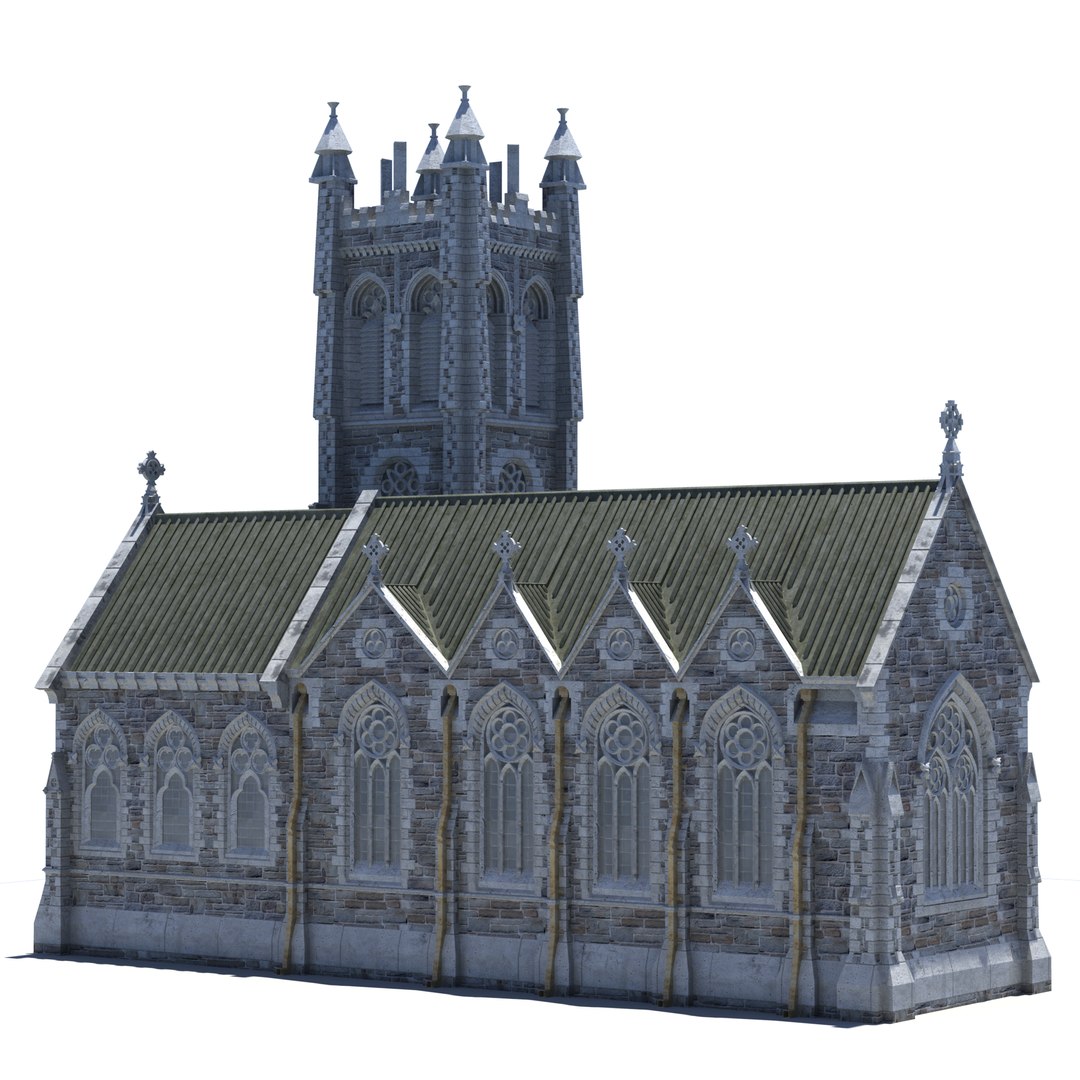 Mini Cathedral Kylemore 3d Model