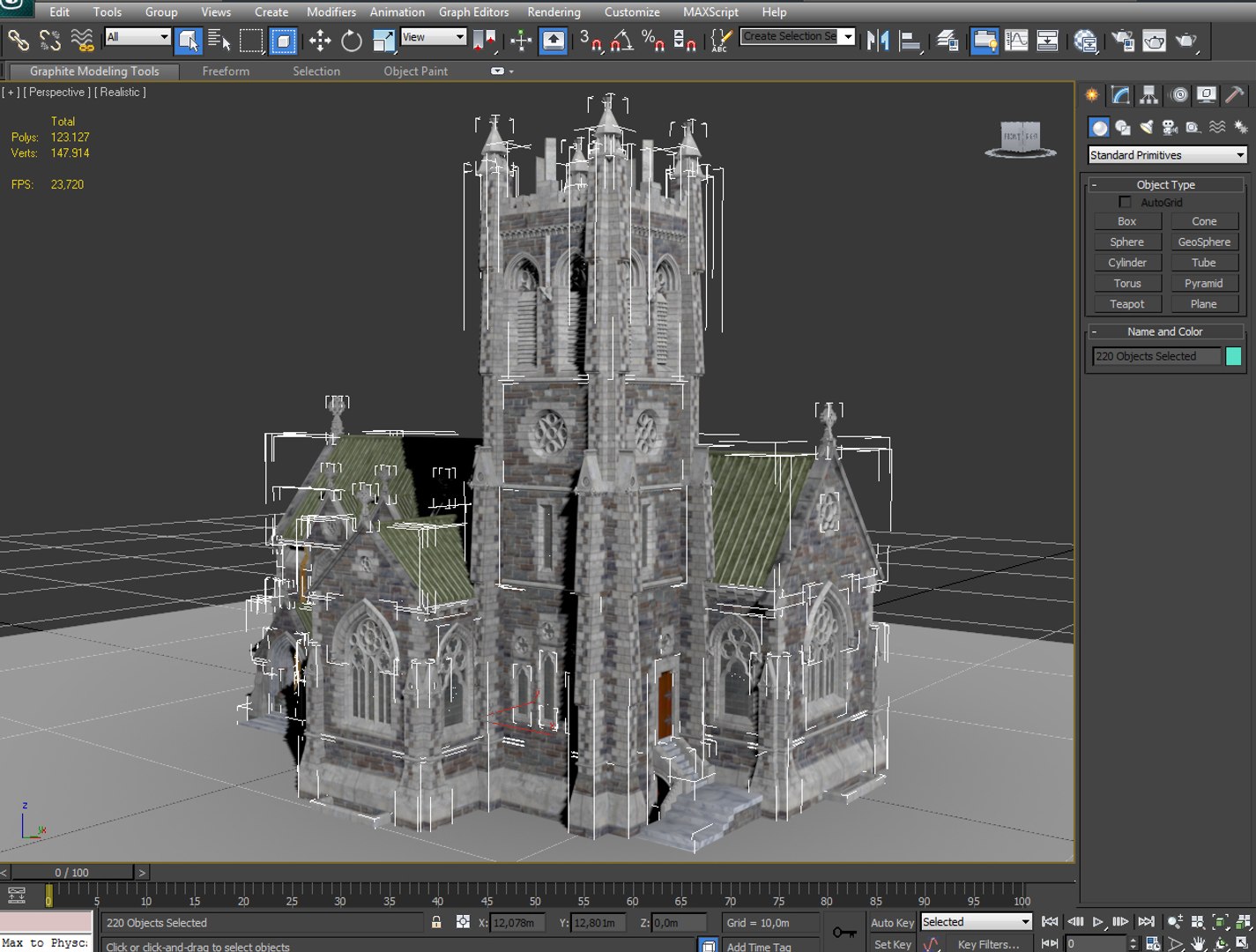 Mini Cathedral Kylemore 3d Model