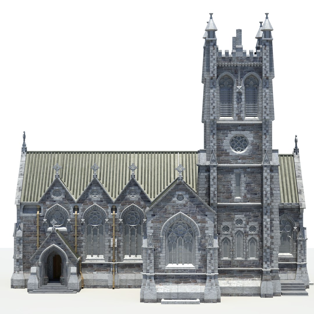 Mini Cathedral Kylemore 3d Model