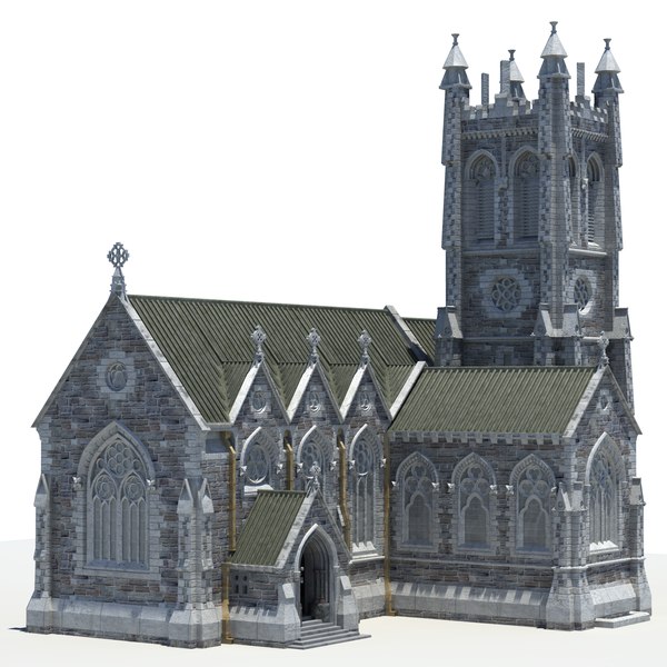 mini cathedral kylemore 3d model