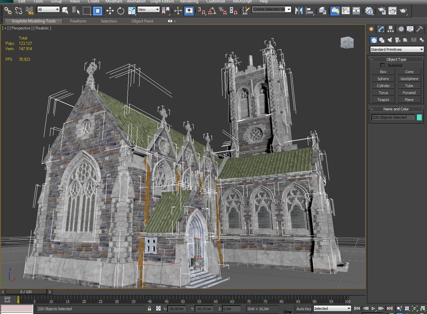 Mini Cathedral Kylemore 3d Model