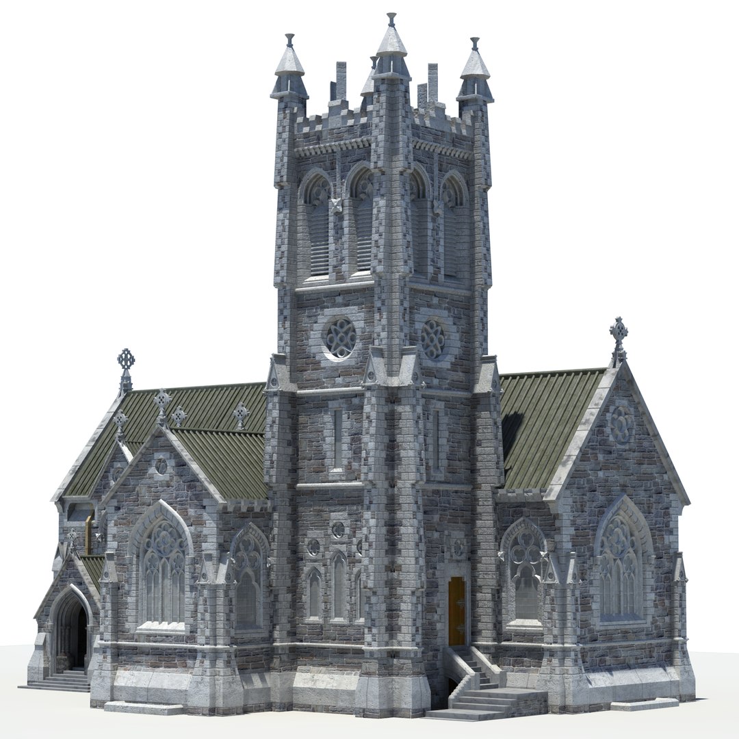 Mini Cathedral Kylemore 3d Model