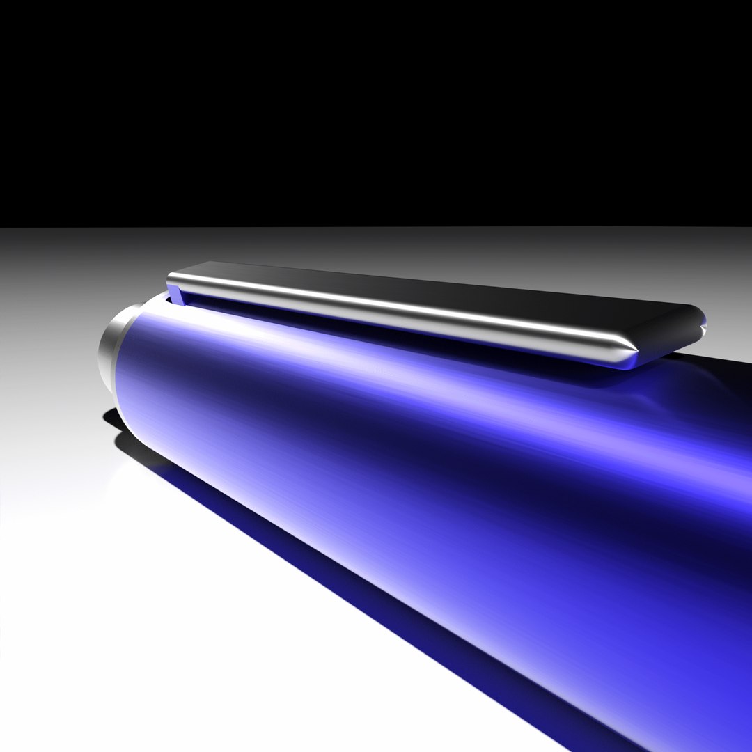 3D Pen Blue Basic - TurboSquid 1221147