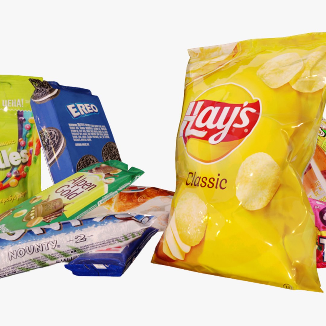 3D model Snacks bars packages - TurboSquid 1994257