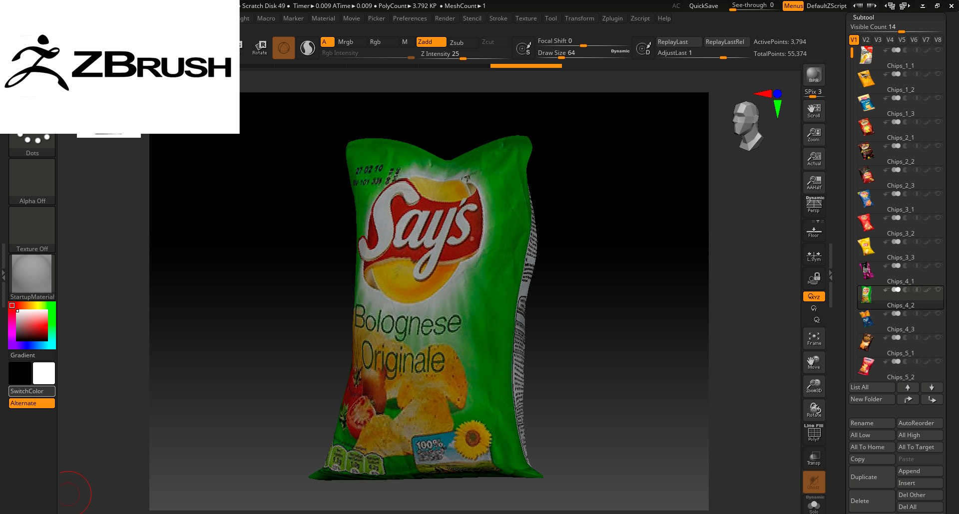 3D model Snacks bars packages - TurboSquid 1994257