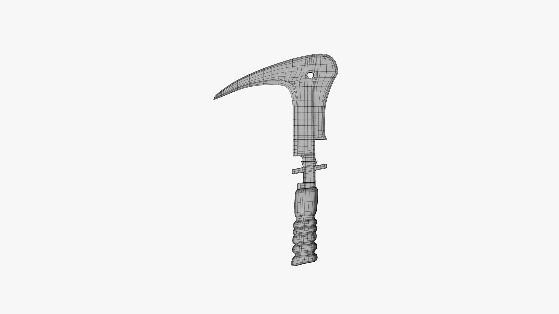 Mangbetu Trombash Knife Variation A 3D Model - TurboSquid 1910271