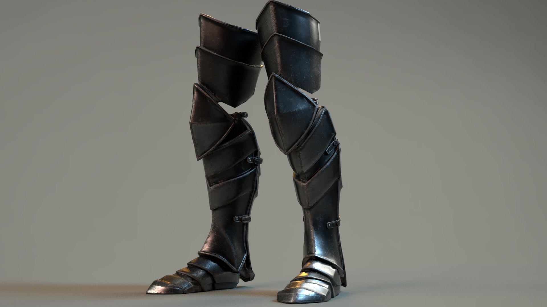 Warrior Leg Armor 3D - TurboSquid 1721360
