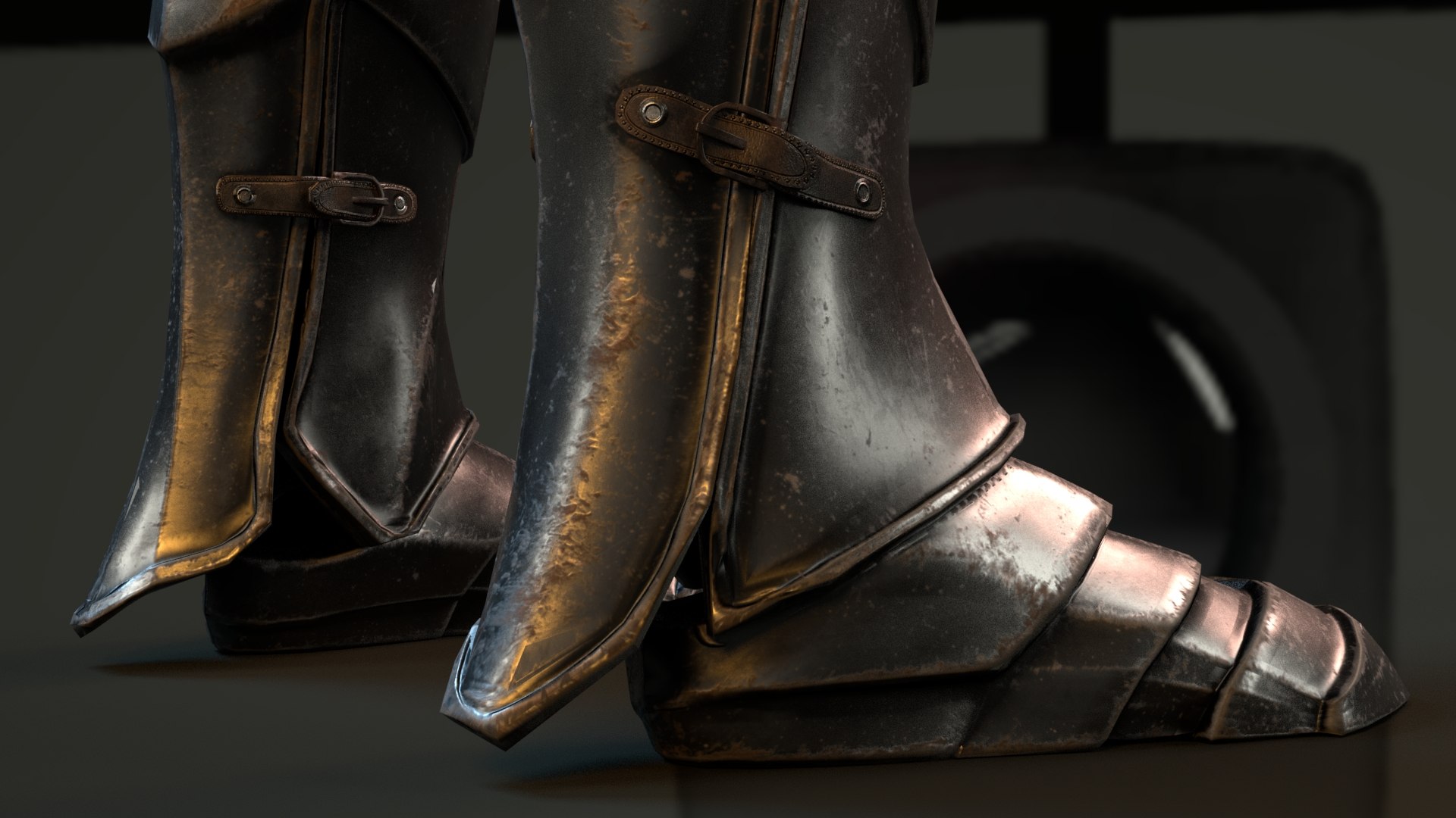 Warrior Leg Armor 3D - TurboSquid 1721360