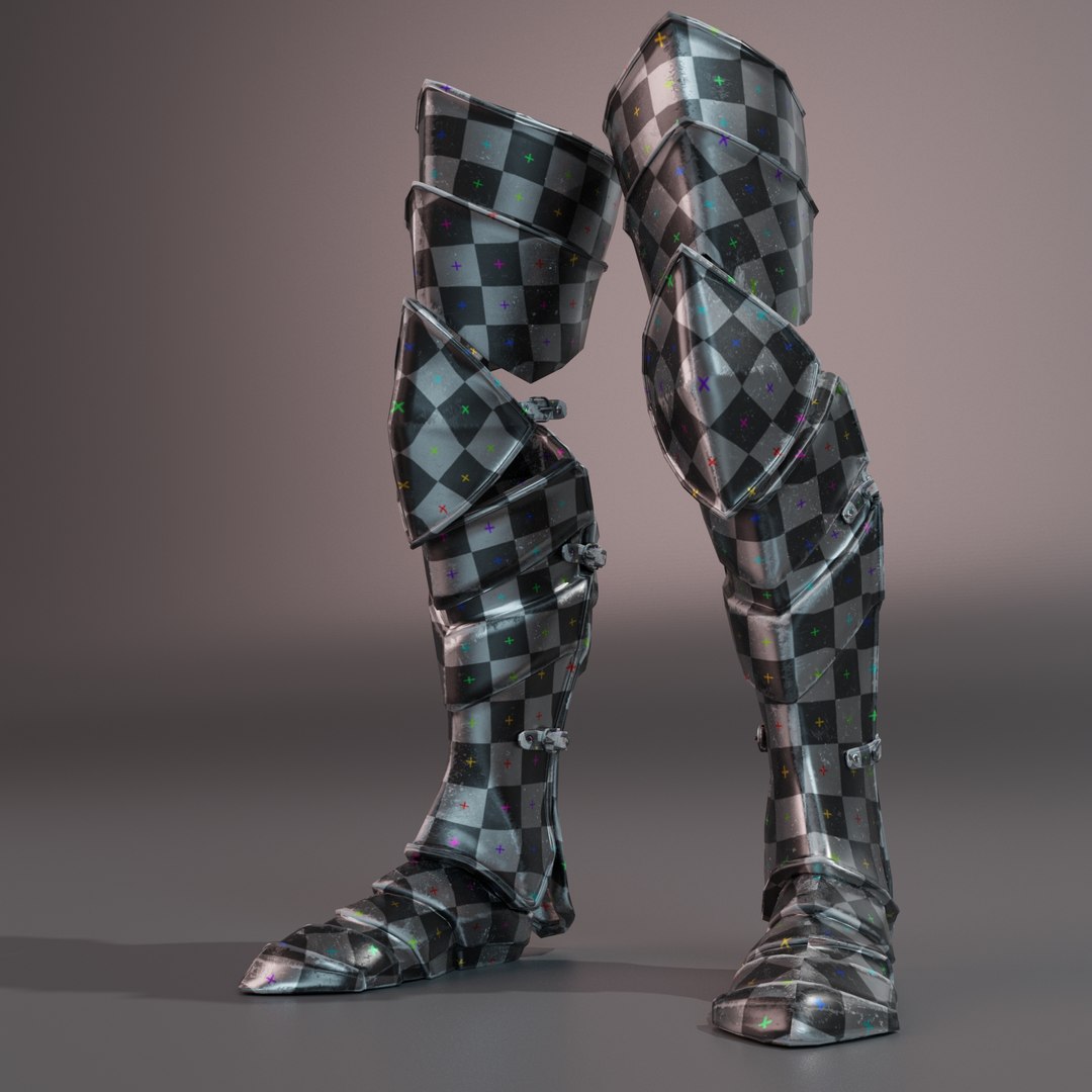 Warrior Leg Armor 3D - TurboSquid 1721360