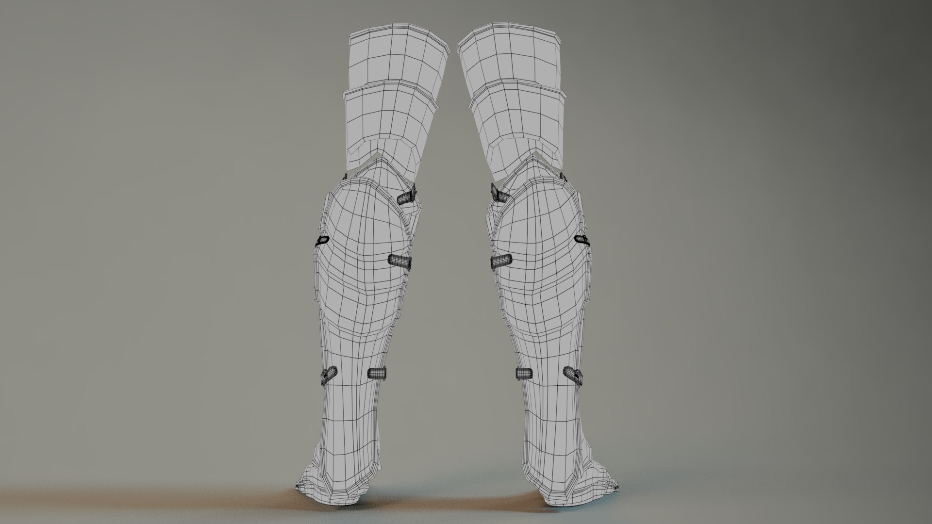 Warrior Leg Armor 3D - TurboSquid 1721360