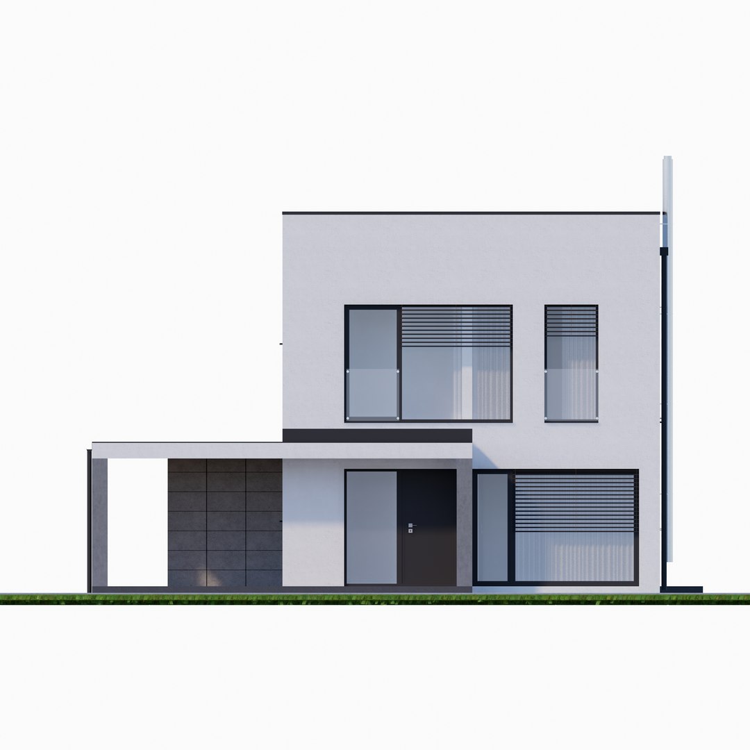 House 1 - Created With Fully Parametric Revit Families 3D Model ...