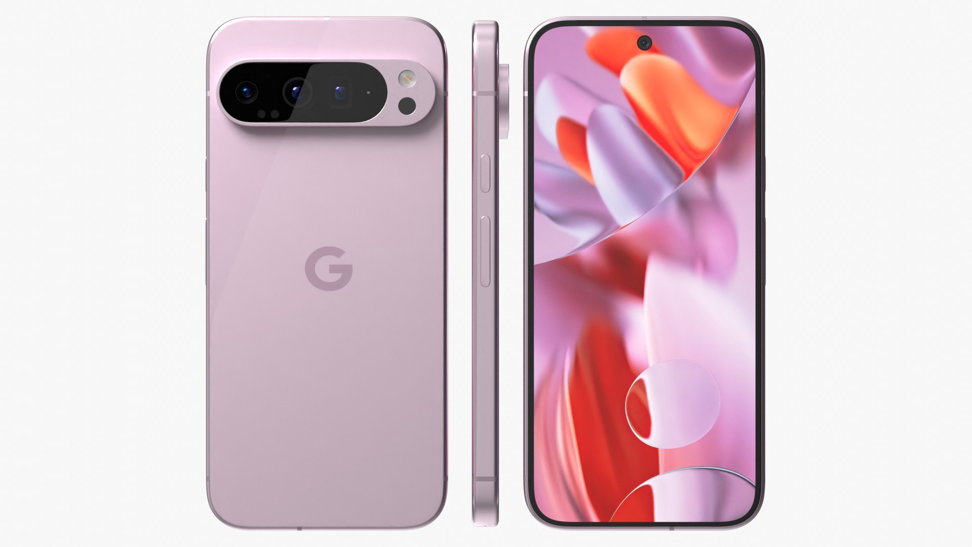 3D Google Pixel 9 Pro XL Rose Quartz Model - TurboSquid 2270183