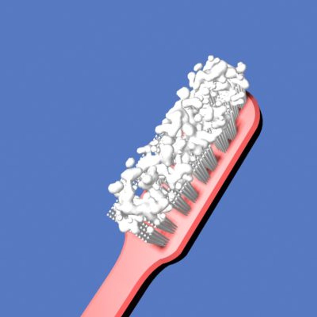 Dental Instruments Toothpaste 3d Model