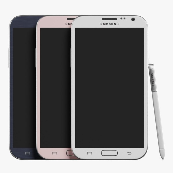 Samsung Galaxy Note II All Colors 3D - TurboSquid 2046006