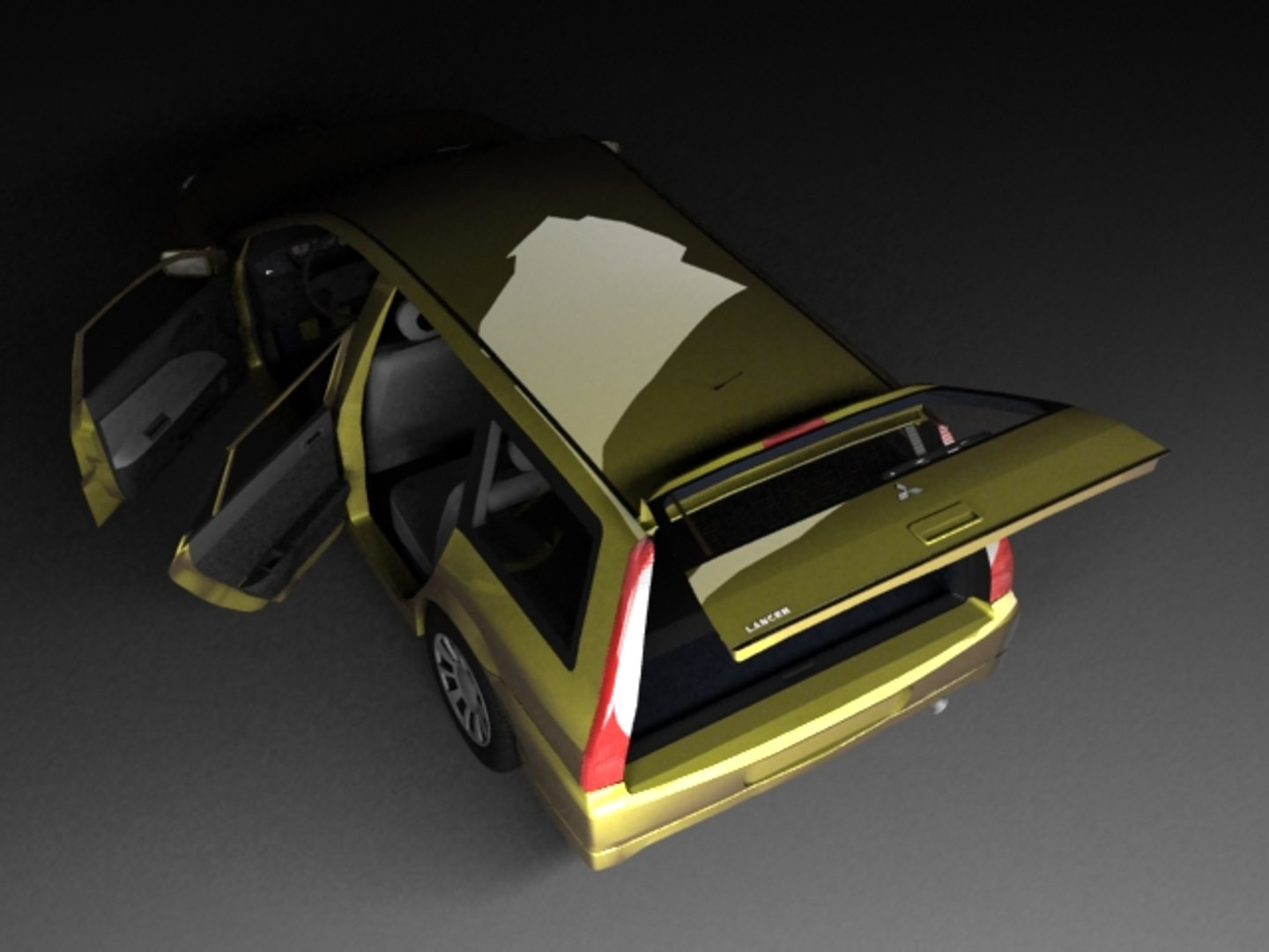3d Mitsubishi Lancer Mk Wagon