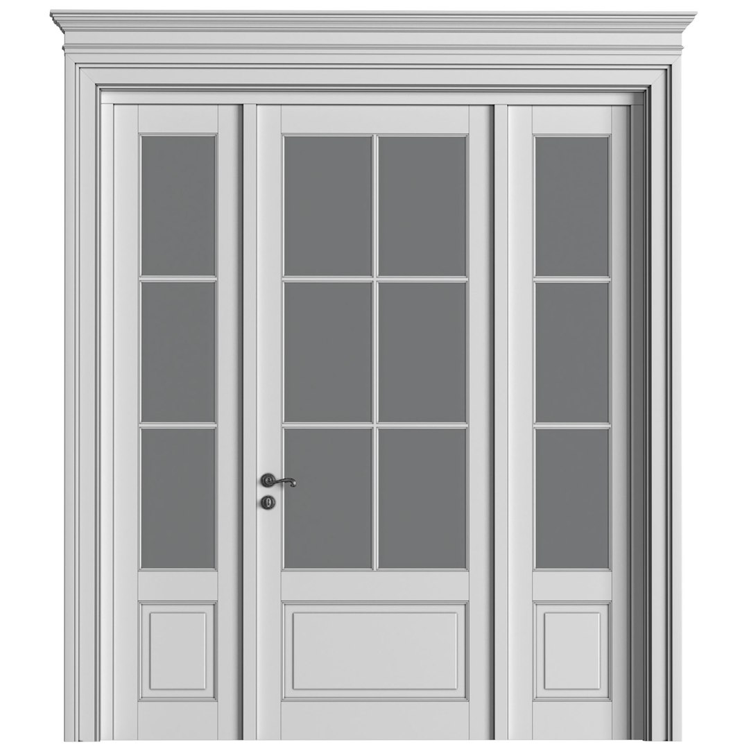 French Interior Door Partition In Classic Style 3D - TurboSquid 2077320